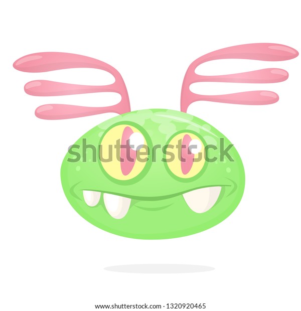 Happy Alien Cartoon Vector Illustration Isolated Stock Vector (Royalty ...