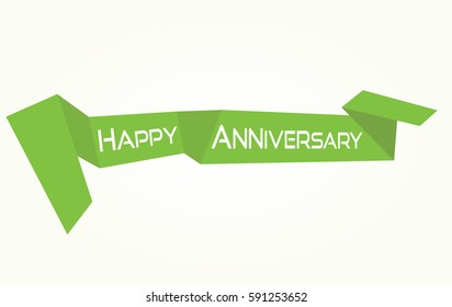 Happy Anniversary Vector Banner Stock Vector (Royalty Free) 591253652 ...
