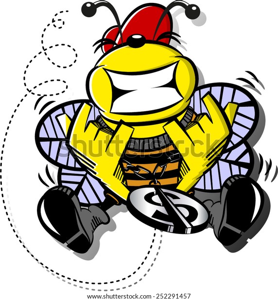 Happy Bee Boy Cartoon Vector Stock Vector (Royalty Free) 252291457 ...
