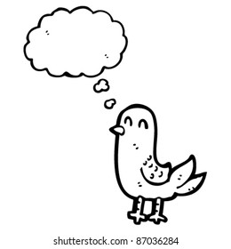Thinking Bird Cartoon Stock Vector (Royalty Free) 87036335 | Shutterstock