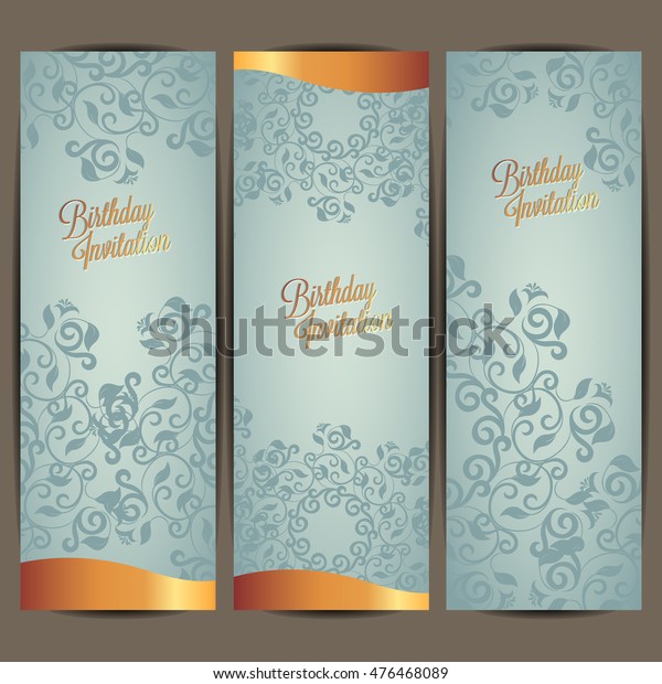 Happy Birthday Card Background Design Stock Vector (Royalty Free ...