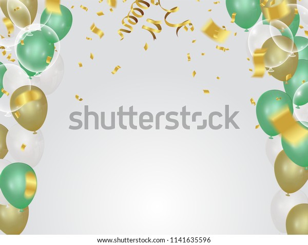 56,951 Green Gold Birthday Images, Stock Photos & Vectors | Shutterstock