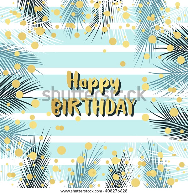 Happy Birthday Vector Card Happy Birthday Stock Vector (Royalty Free ...