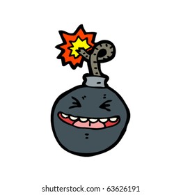 Happy Bomb Cartoon Stock Vector (Royalty Free) 63626191 | Shutterstock