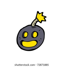 Happy Bomb Cartoon Stock Vector (Royalty Free) 72871885 | Shutterstock