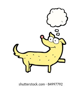 Happy Cartoon Dog Thinking Stock Vector (Royalty Free) 84997792 ...