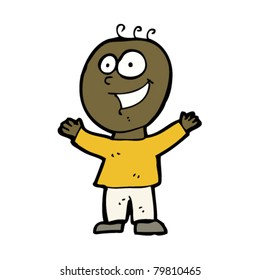 Happy Cartoon Doodle Man Stock Vector (Royalty Free) 79810465 ...