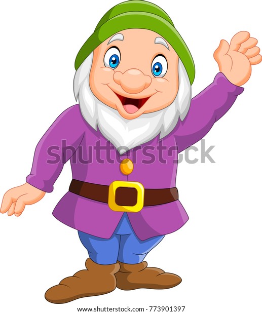 Happy Cartoon Zwerg