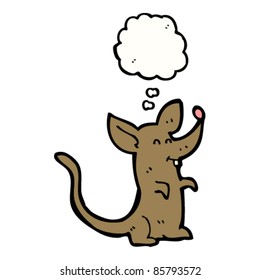 Happy Cartoon Kangaroo Mouse Stock Vector (Royalty Free) 85793572 ...