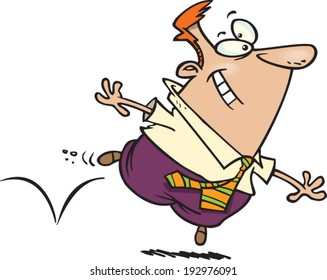 Vektor Stok Cartoon Doctor Being Hit Head By (Tanpa Royalti) 181180358 ...