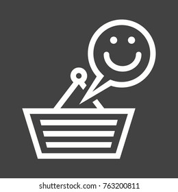 Happy Customer Icon Stock Vector (Royalty Free) 763200811 | Shutterstock