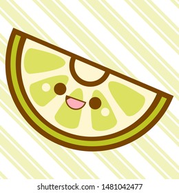 Happy Cute Lemon Stock Vector (Royalty Free) 1481042477 | Shutterstock