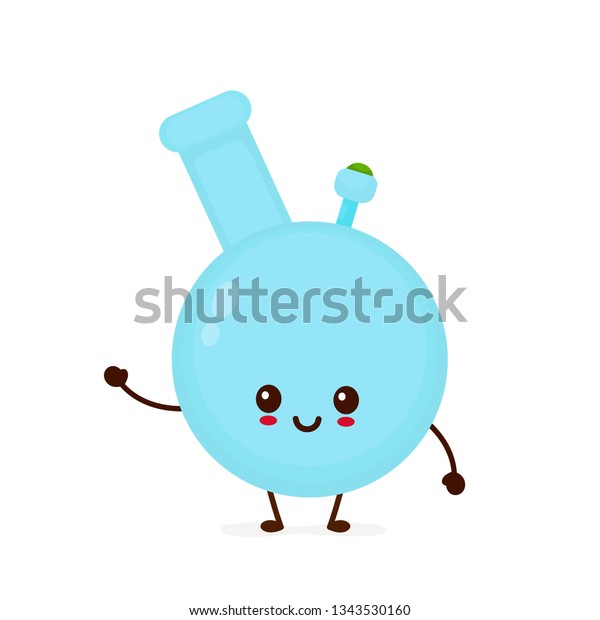 Happy Cute Smiling Funny Bong Vector Stock Vector (Royalty Free ...