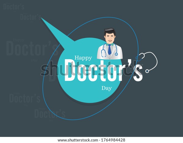 Happy Doctors Day Creative Design Stock Vector (Royalty Free ...