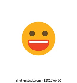 Happy Emotion Icon Stock Vector (Royalty Free) 1201296466 | Shutterstock