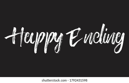 732 End chalk lettering Images, Stock Photos & Vectors | Shutterstock