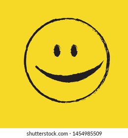 Happy Face Emotions Template Design Illustration Stock Vector (Royalty ...