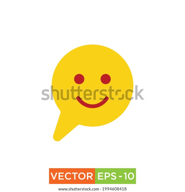 Happy Face Icon Logo Design Vector Stock Vector (Royalty Free ...