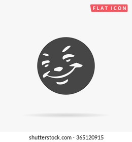 Happy Face Icon Vector Stock Vector (Royalty Free) 365120915 | Shutterstock