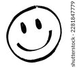 Smile Face Outline Royalty-Free Images, Stock Photos & Pictures ...
