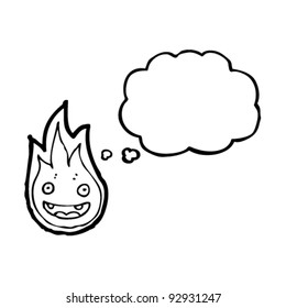 Happy Fire Cartoon Character Stock Vector (Royalty Free) 92931247 ...