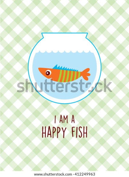 Happy Fish Vector Illustration Happy Fish Stock Vector (Royalty Free ...