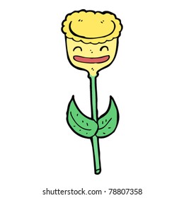 Happy Flower Cartoon Stock Vector (Royalty Free) 78807358 | Shutterstock