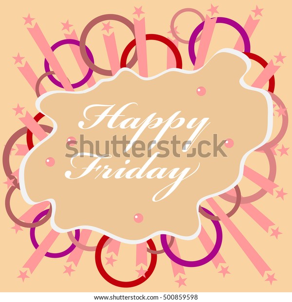 Happy Friday Happy Friday Icon Flat Stock Vector (Royalty Free ...