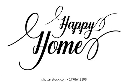 Happy Wednesday Calligraphy Retro Hand Written Stock Vector (Royalty ...