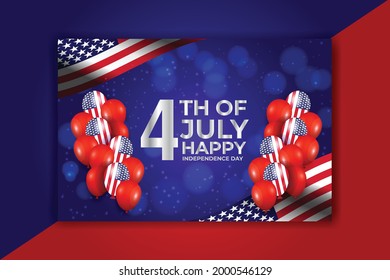 Happy Independence Day Background Design Stock Vector (Royalty Free ...