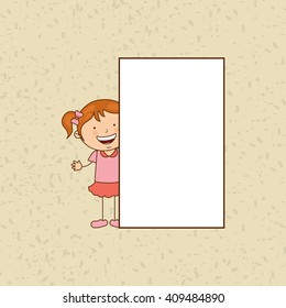 Illustration Kid Girl Entering Open Door Stock Vector (Royalty Free ...