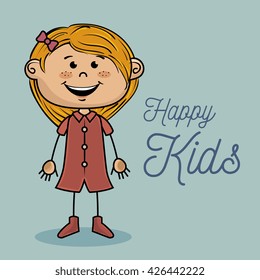 Happy Kids Design Stock Vector (Royalty Free) 426442222 | Shutterstock