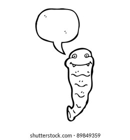 Happy Leech Cartoon Character Stock Vector (Royalty Free) 89849359 ...