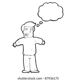 Cartoon Man Open Body Language: เวกเตอร์สต็อก (ปลอดค่าลิขสิทธิ์ ...