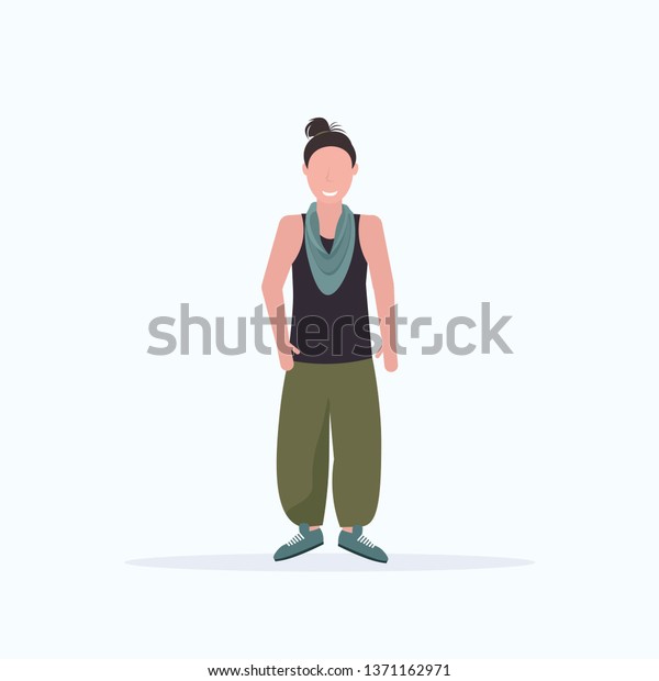 Happy Man Standing Pose Smiling Guy Stock Vector (Royalty Free ...