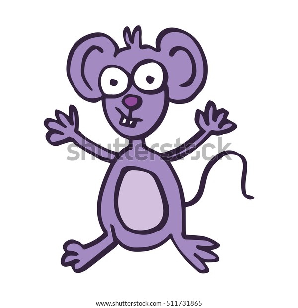 Happy Mouse Cartoon Vector Art Stock Vector (Royalty Free) 511731865 ...