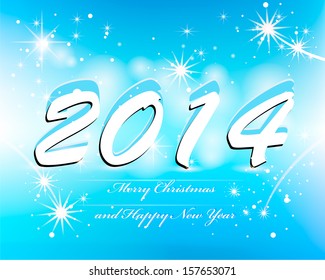 Happy New Year 2014 Background Stock Vector (Royalty Free) 157653071 ...