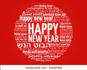 1,626 Different language happy new year Images, Stock Photos & Vectors ...
