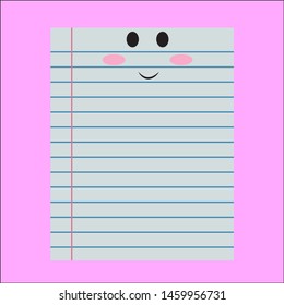 Happy Paper Illustration Vector On White Stock Vector (Royalty Free ...