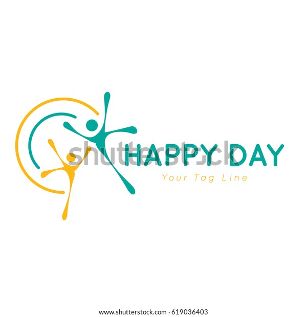 Happy People Logo Stock Vector (Royalty Free) 619036403 | Shutterstock