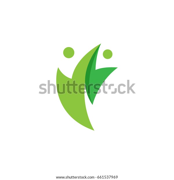 Happy People Logo Template Stock Vector (Royalty Free) 661537969