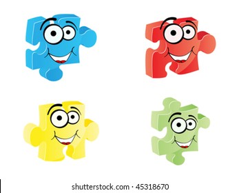 2,014 Puzzle pieces face Stock Vectors, Images & Vector Art | Shutterstock