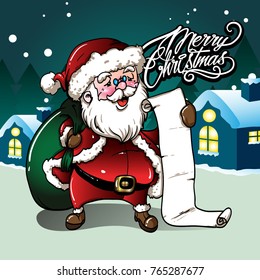 Happy Santa Notes Stock Vector (Royalty Free) 765287677 | Shutterstock