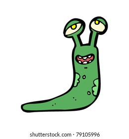 Happy Slug Cartoon Stock Vector (Royalty Free) 79105996 | Shutterstock