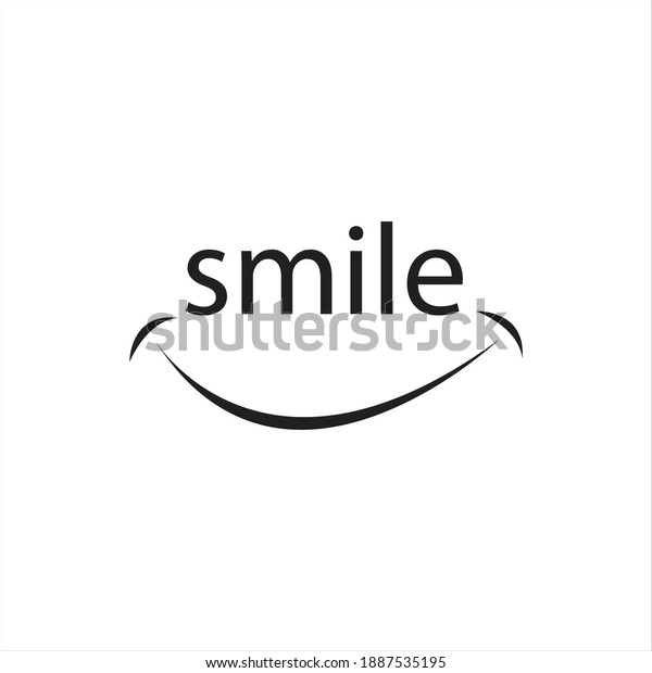 Happy Smile Vector Image Logo Symbol Stock Vector (Royalty Free ...