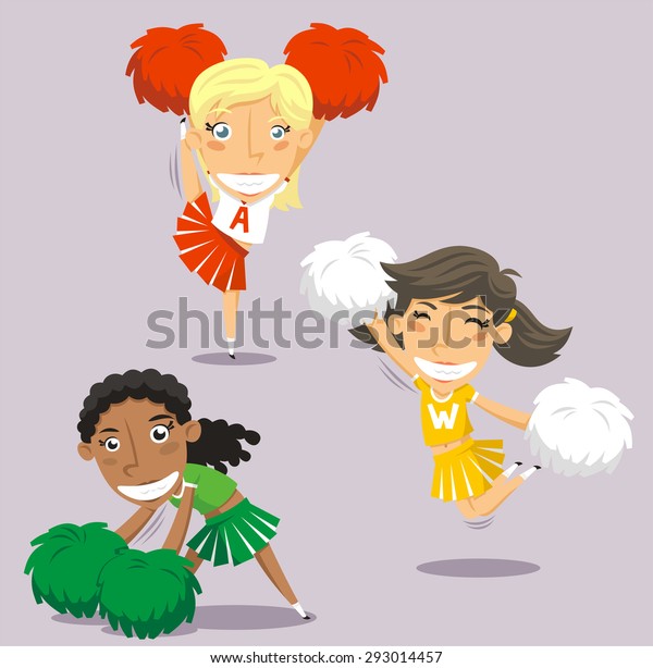 40 Flying Cheerleaders Stock Vectors, Images & Vector Art | Shutterstock