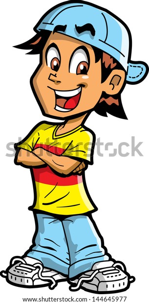 111.642 Cool kids cartoon Gambar, Foto Stok & Vektor | Shutterstock