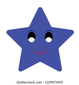 Happy Star Icon Logo Stock Vector (Royalty Free) 1229875459