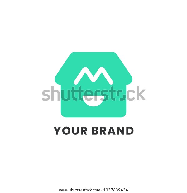 Happy Store Logo Abstract Unique Simple Stock Vector (Royalty Free ...
