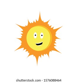 Happy Sun Vector Simple Style: vetor stock (livre de direitos ...